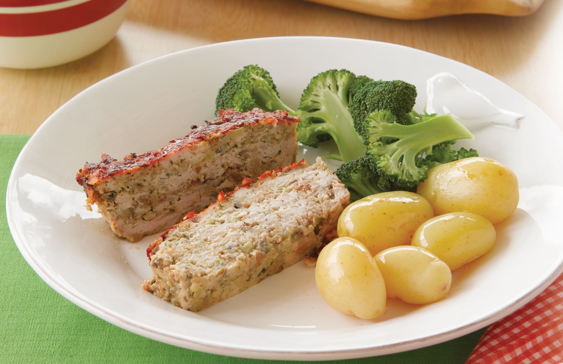 Chicken and mushroom loaf - Healthy Food Guide