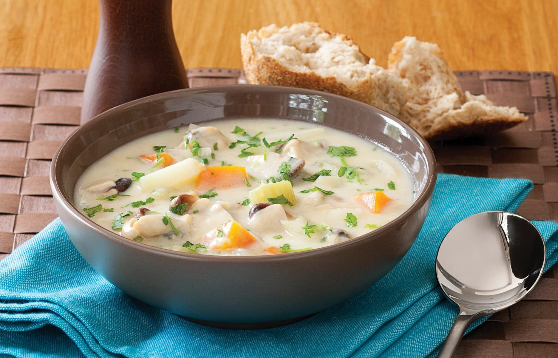 Mussel chowder - Healthy Food Guide
