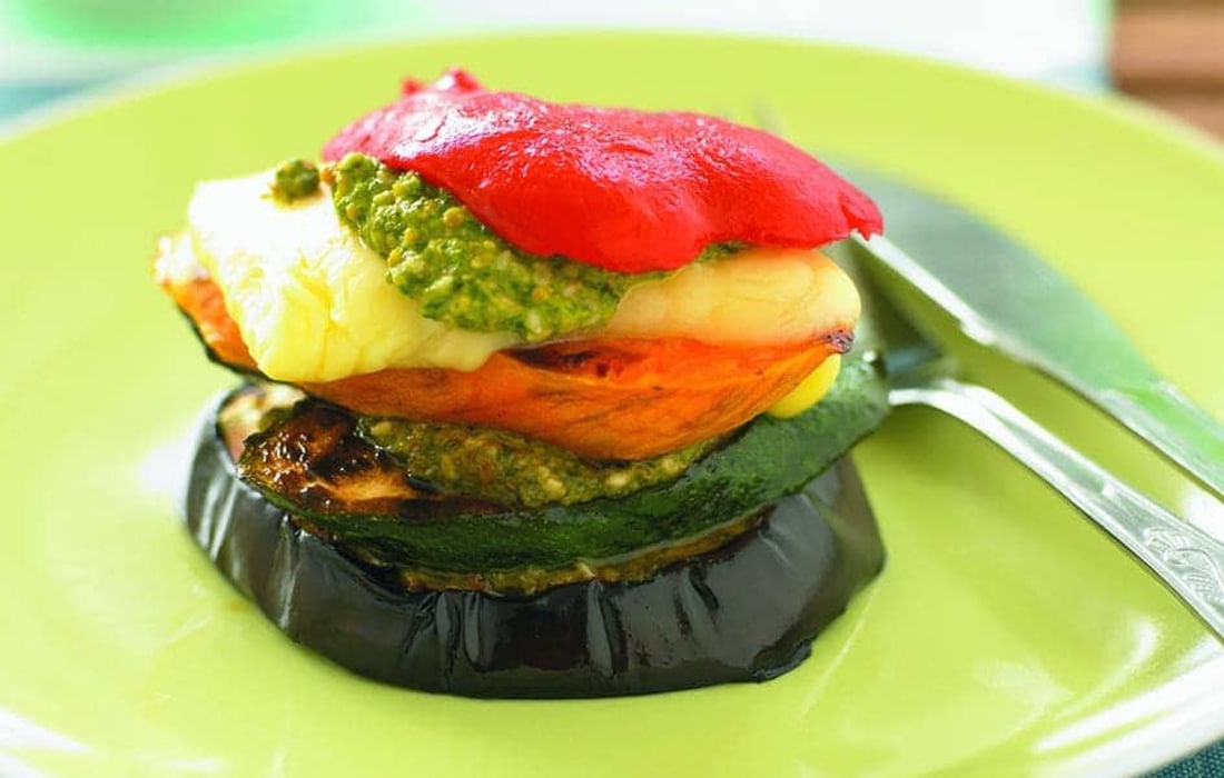 Summer vege stacks - Healthy Food Guide