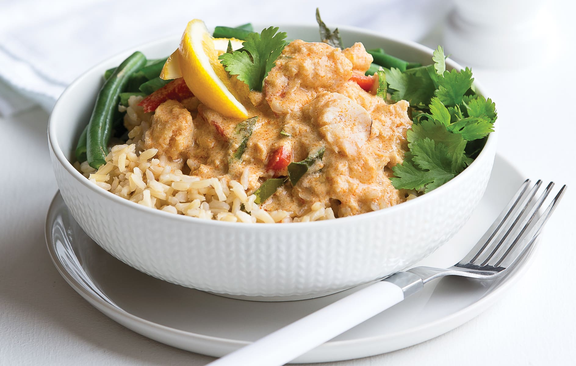 Red Thai fish curry - Healthy Food Guide