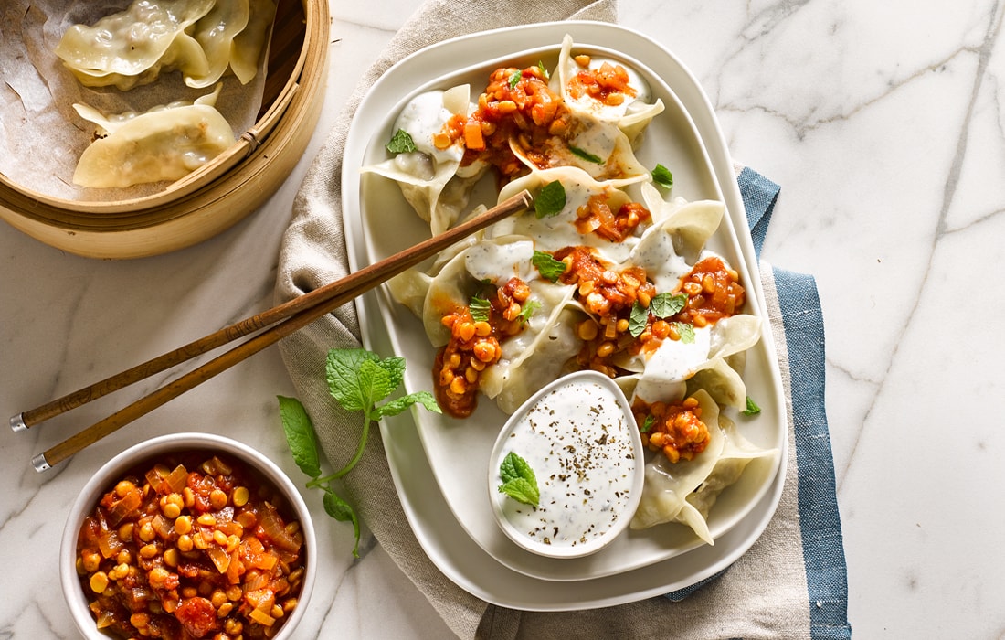 Afghani lamb mantu - Healthy Food Guide