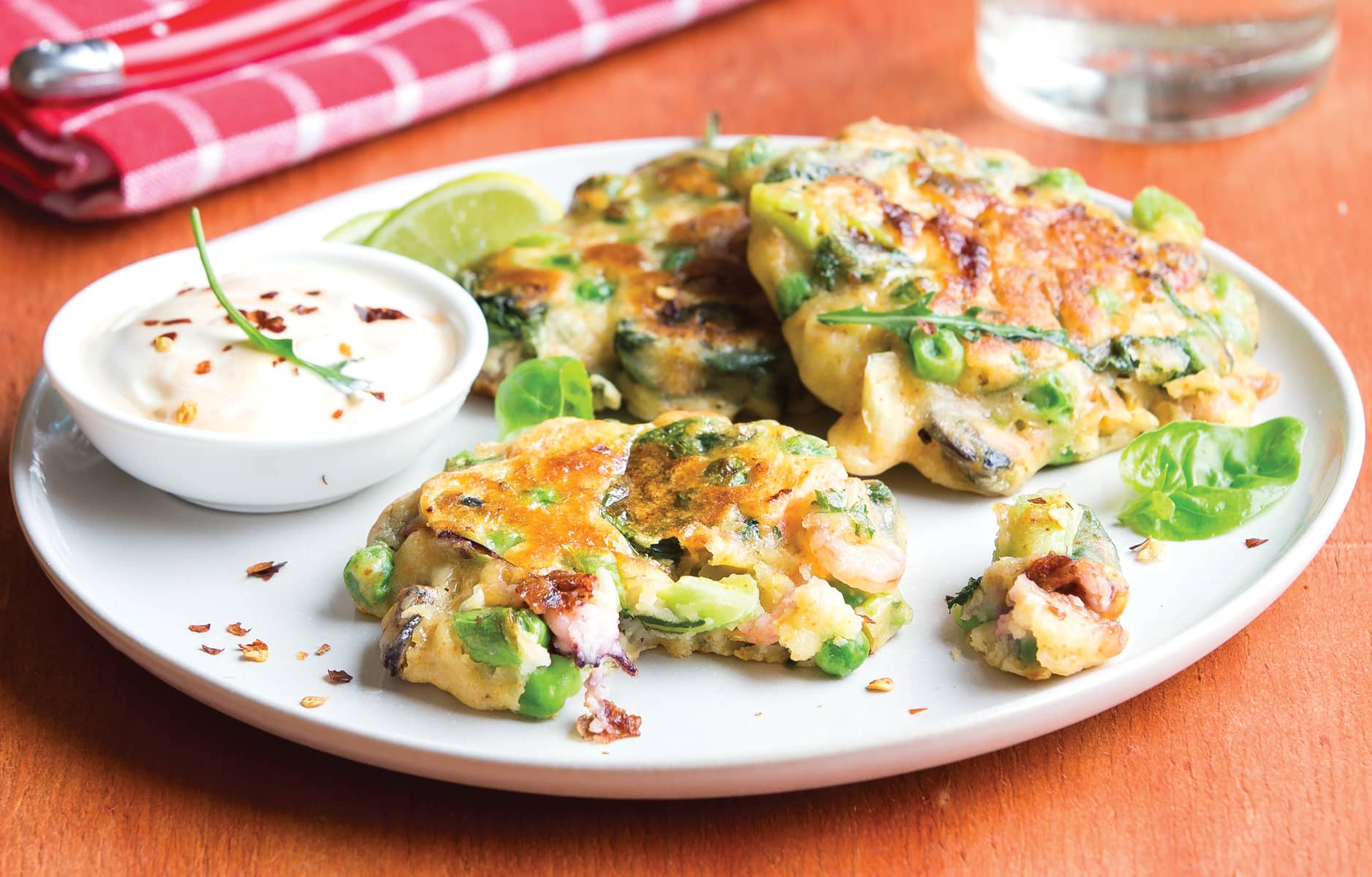 Chilli and mixed seafood fritters - Healthy Food Guide