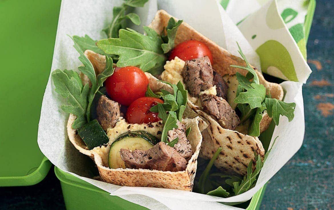 Lamb pita pocket - Healthy Food Guide