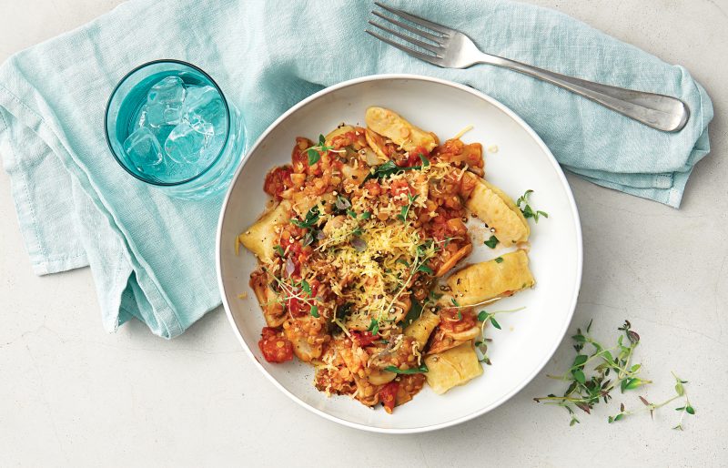 Vegie gnocchi with mushroom ragout - Healthy Food Guide