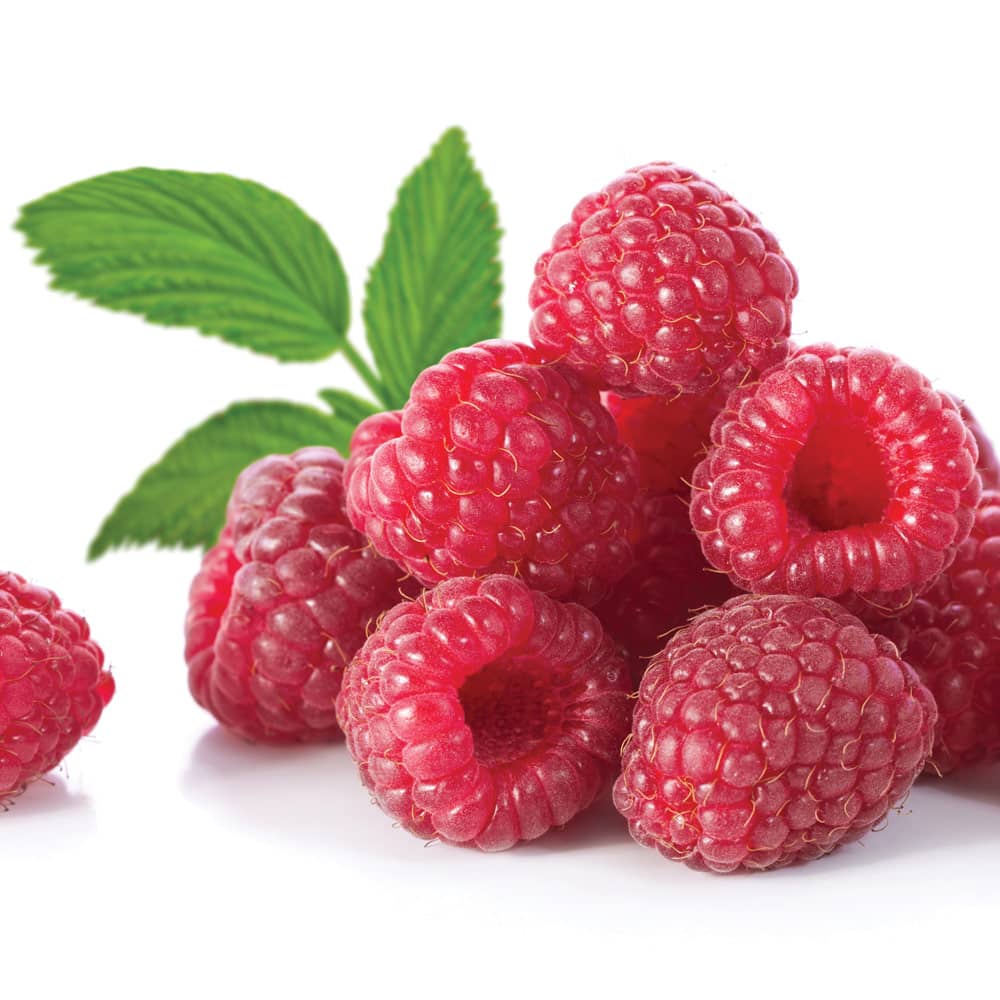 In season mid-summer: Raspberries, red onion, garlic - Healthy Food Guide