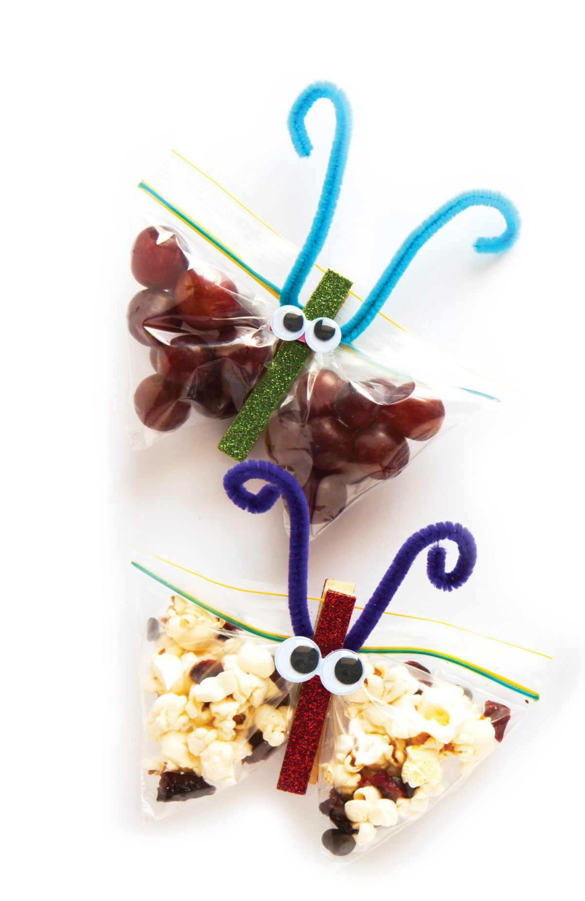 Butterfly 'lolly' bags - Healthy Food Guide