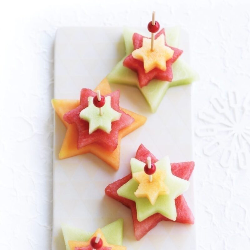 Fruit Christmas trees - Healthy Food Guide