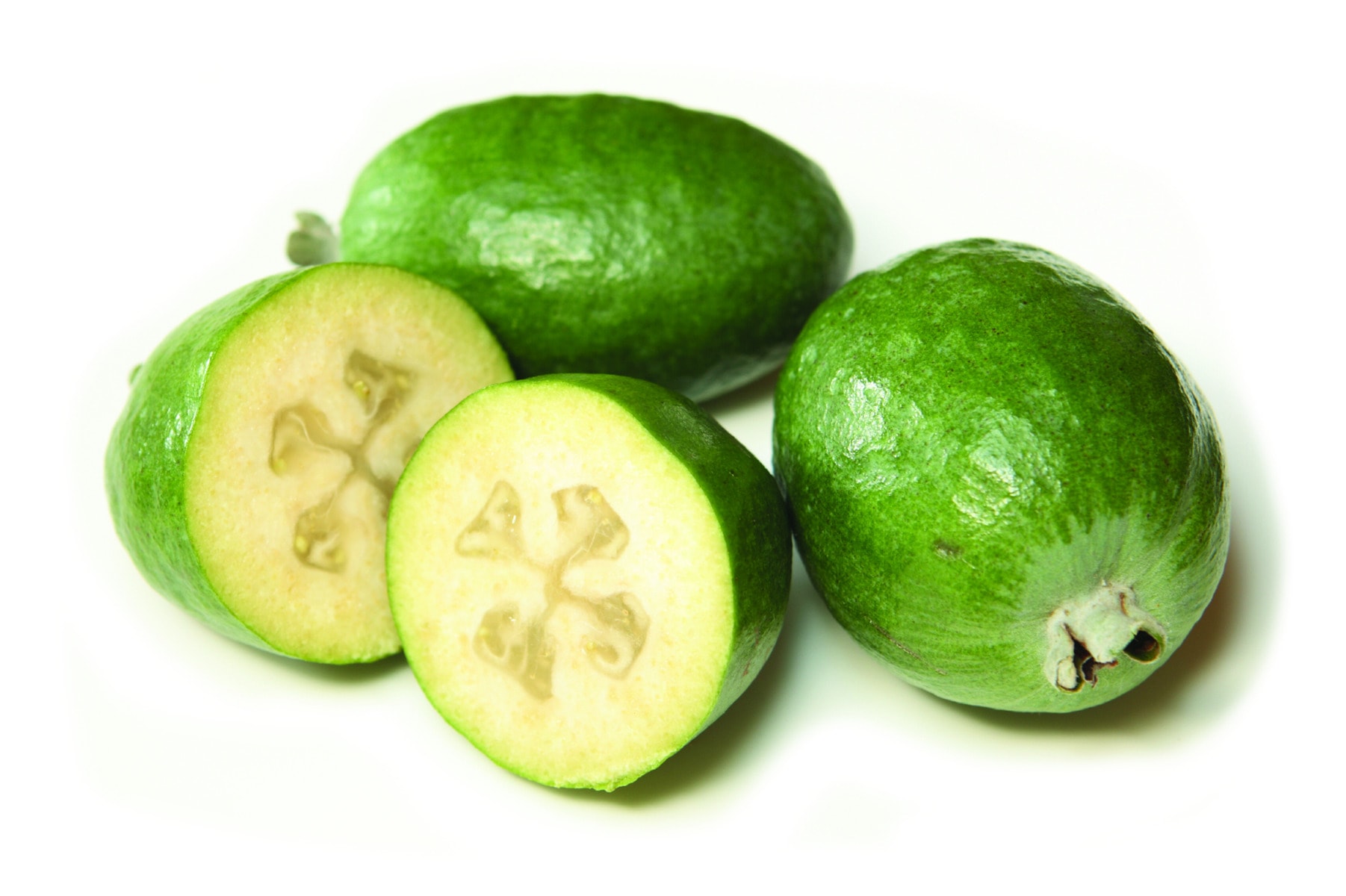 In season late autumn: Feijoas - Healthy Food Guide