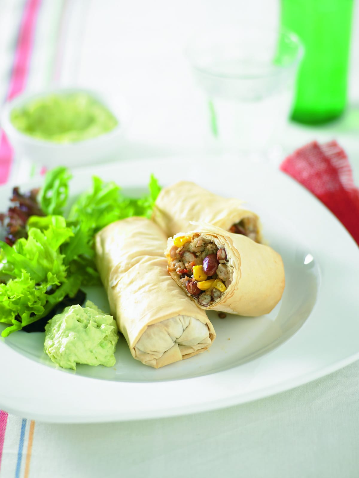 Mexican chicken rolls - Healthy Food Guide