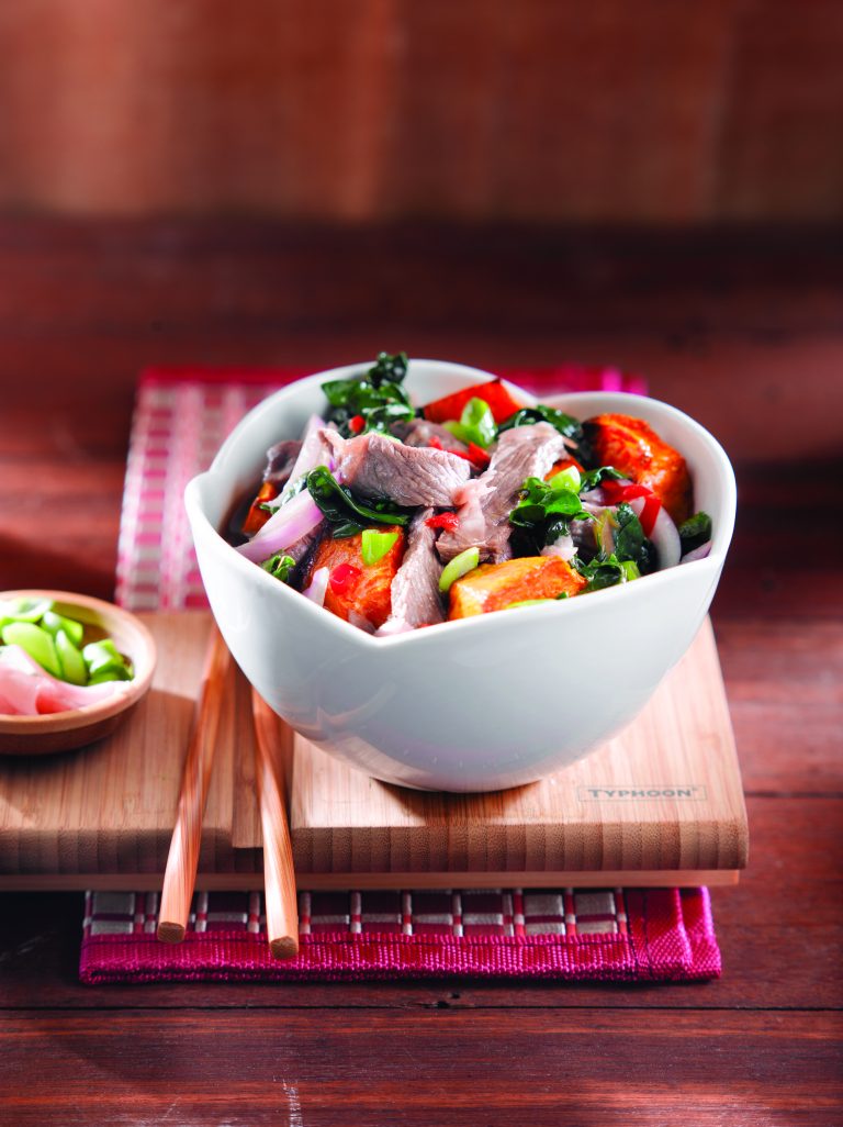 Mirin-poached beef - Healthy Food Guide