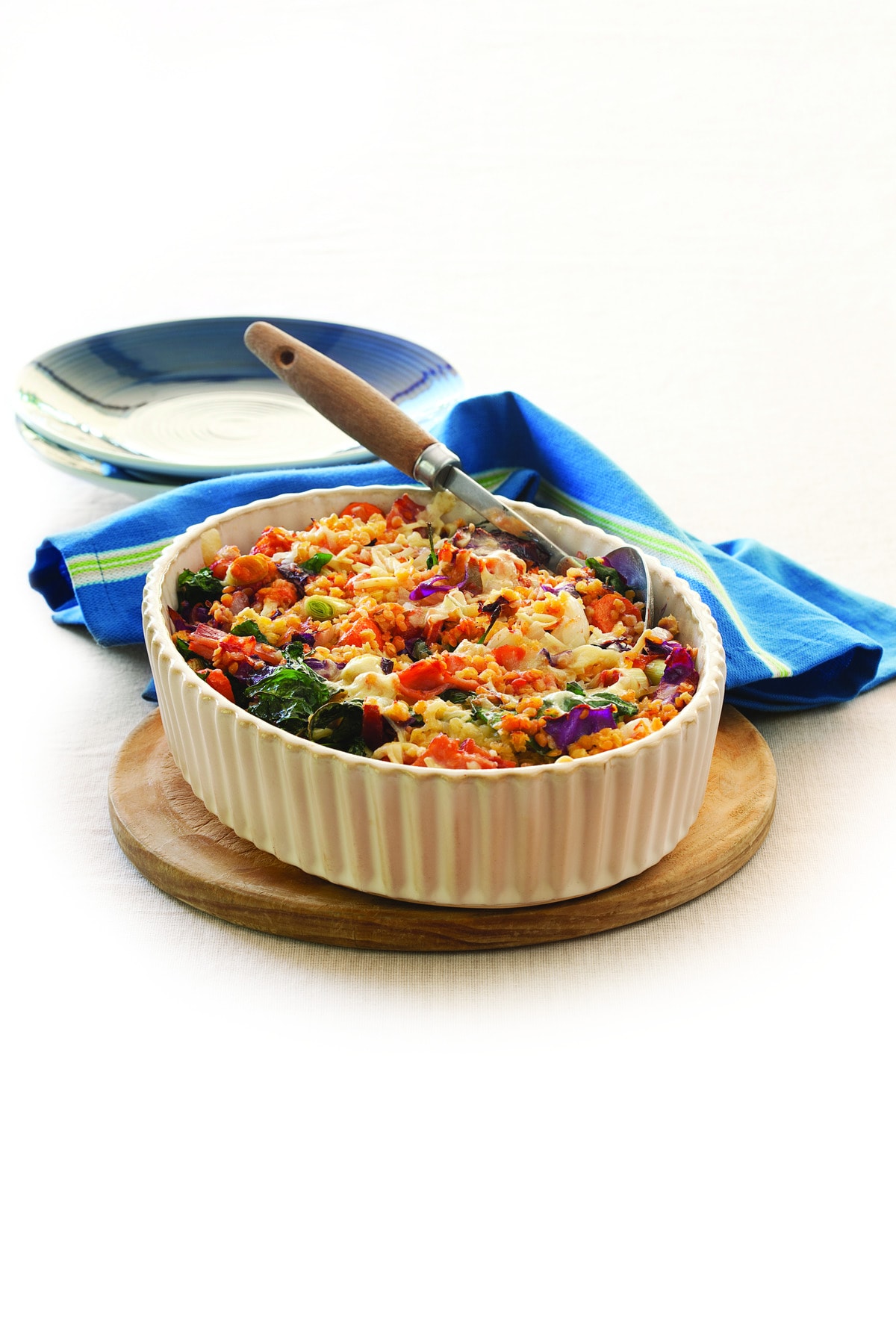 Mixed vegetable lentil bake - Healthy Food Guide