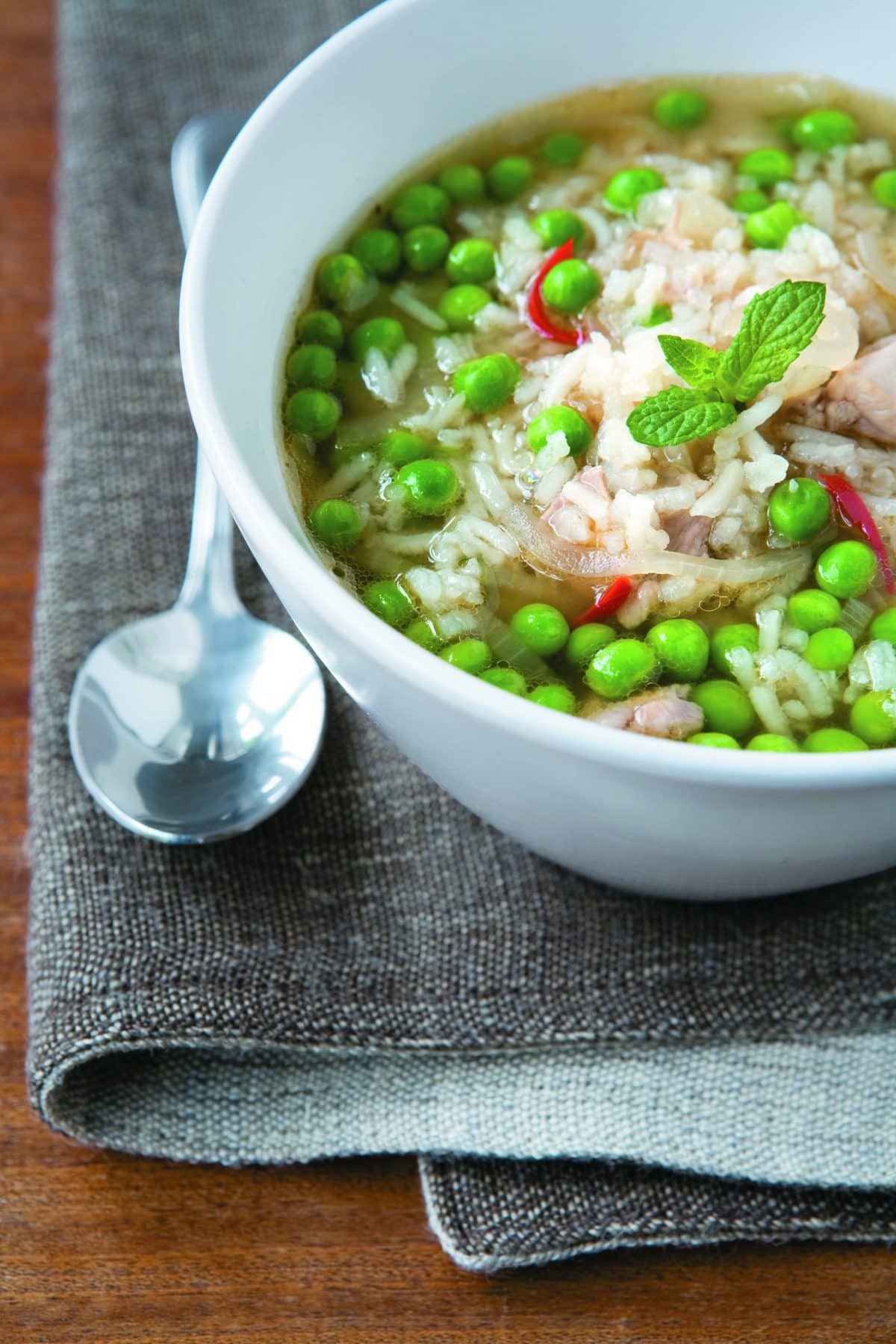 Poached chicken with chilli, lemon and mint - Healthy Food Guide