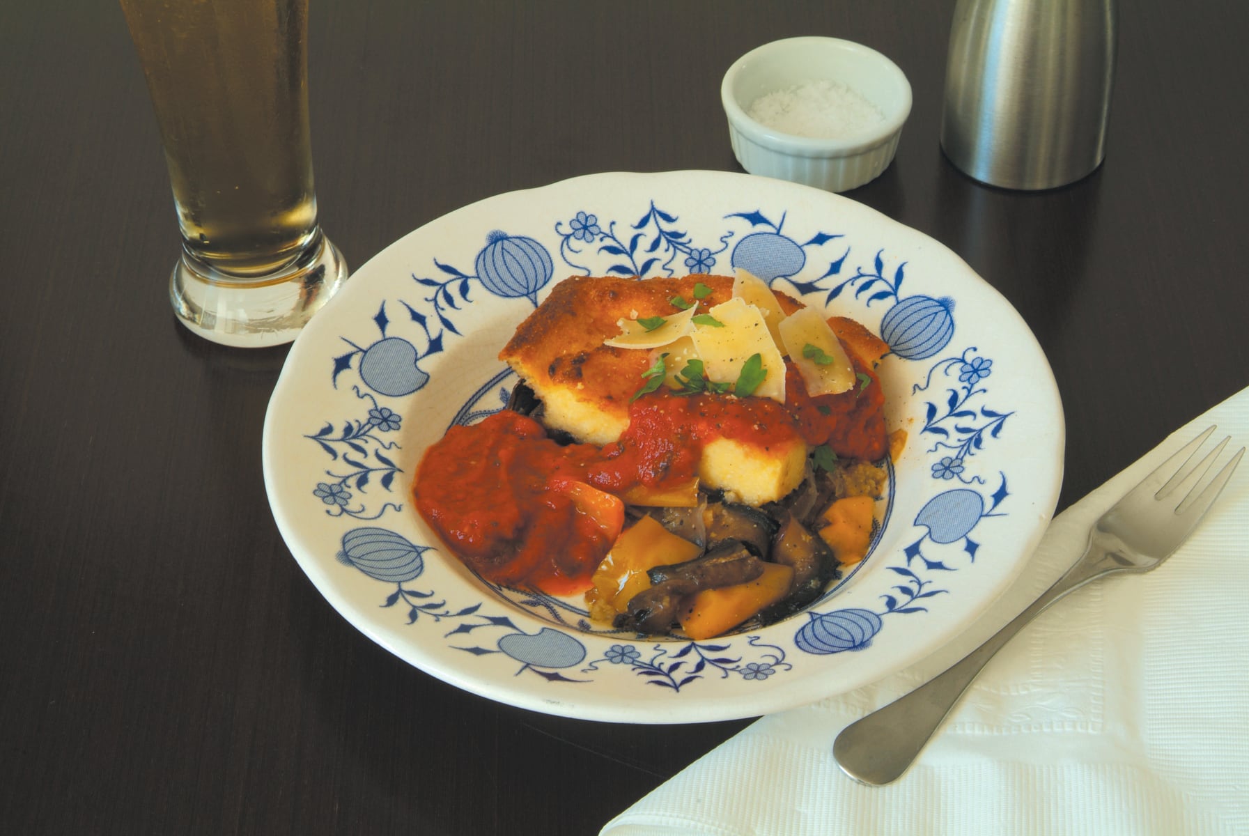 Polenta vege stack - Healthy Food Guide
