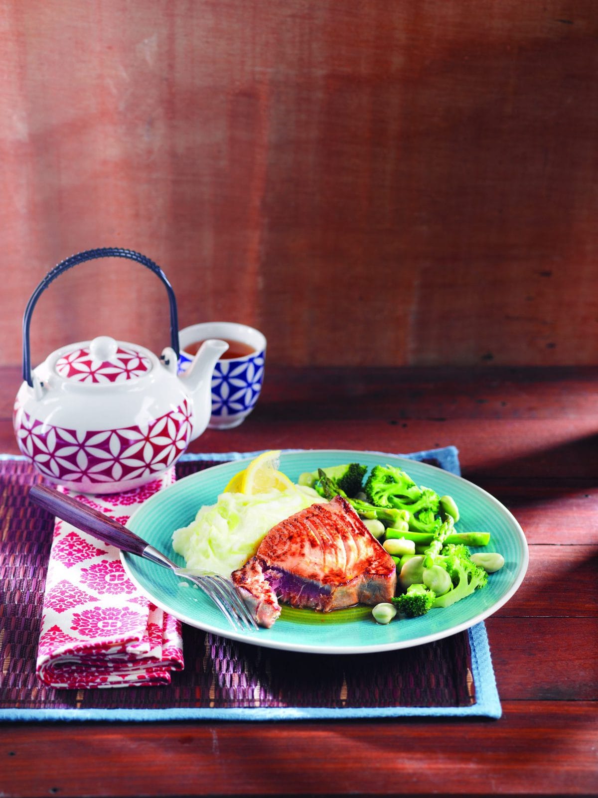 Seared tuna and wasabi mash - Healthy Food Guide