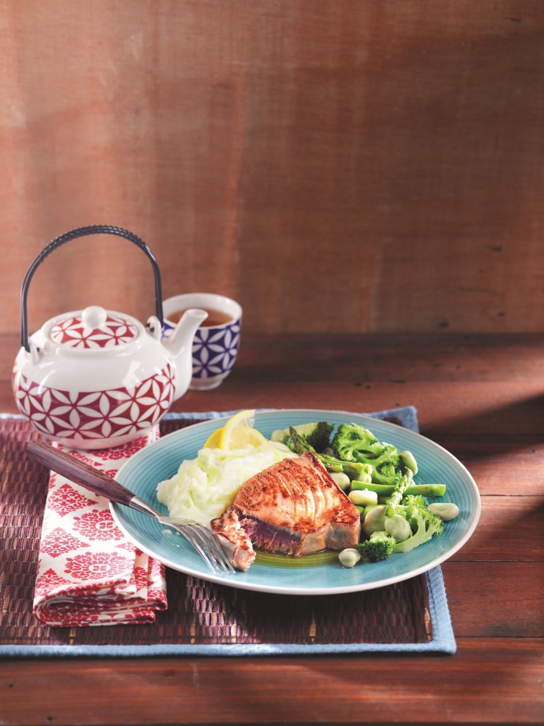 Seared tuna and wasabi mash - Healthy Food Guide