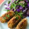 Spicy chickpea koftas with Indian slaw - Healthy Food Guide