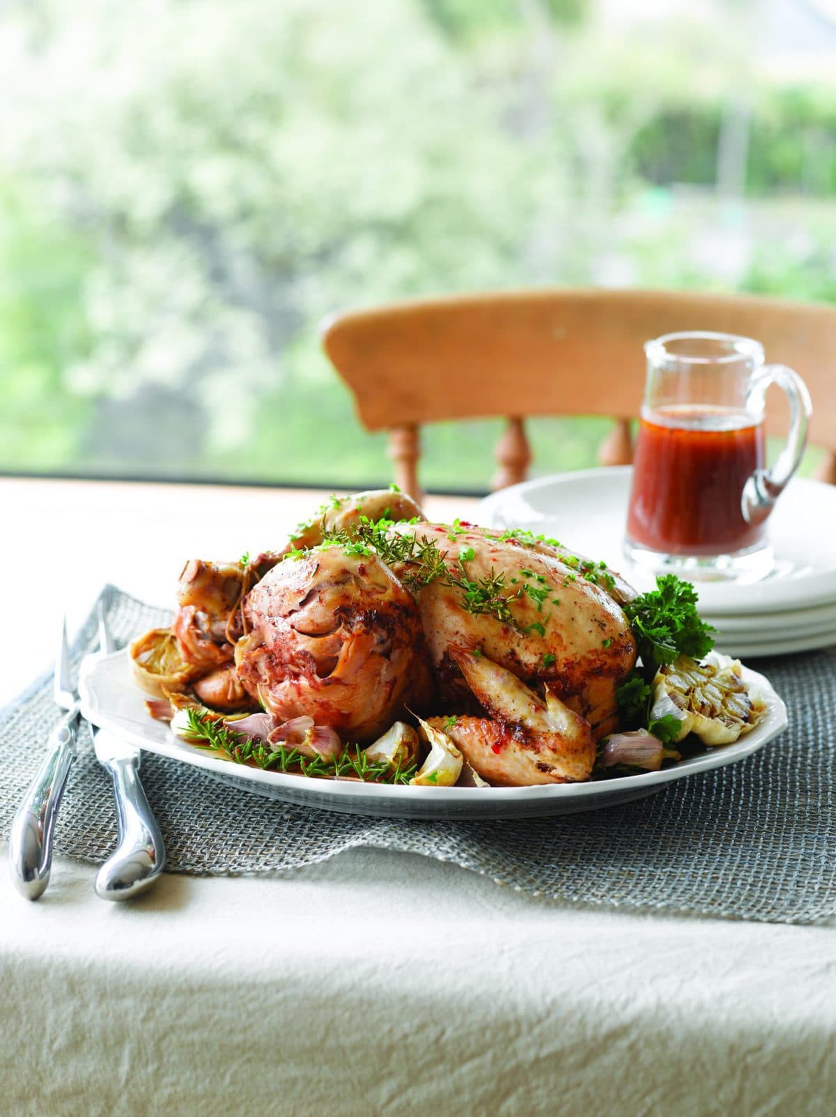 Tangy Tuscan roast chicken - Healthy Food Guide