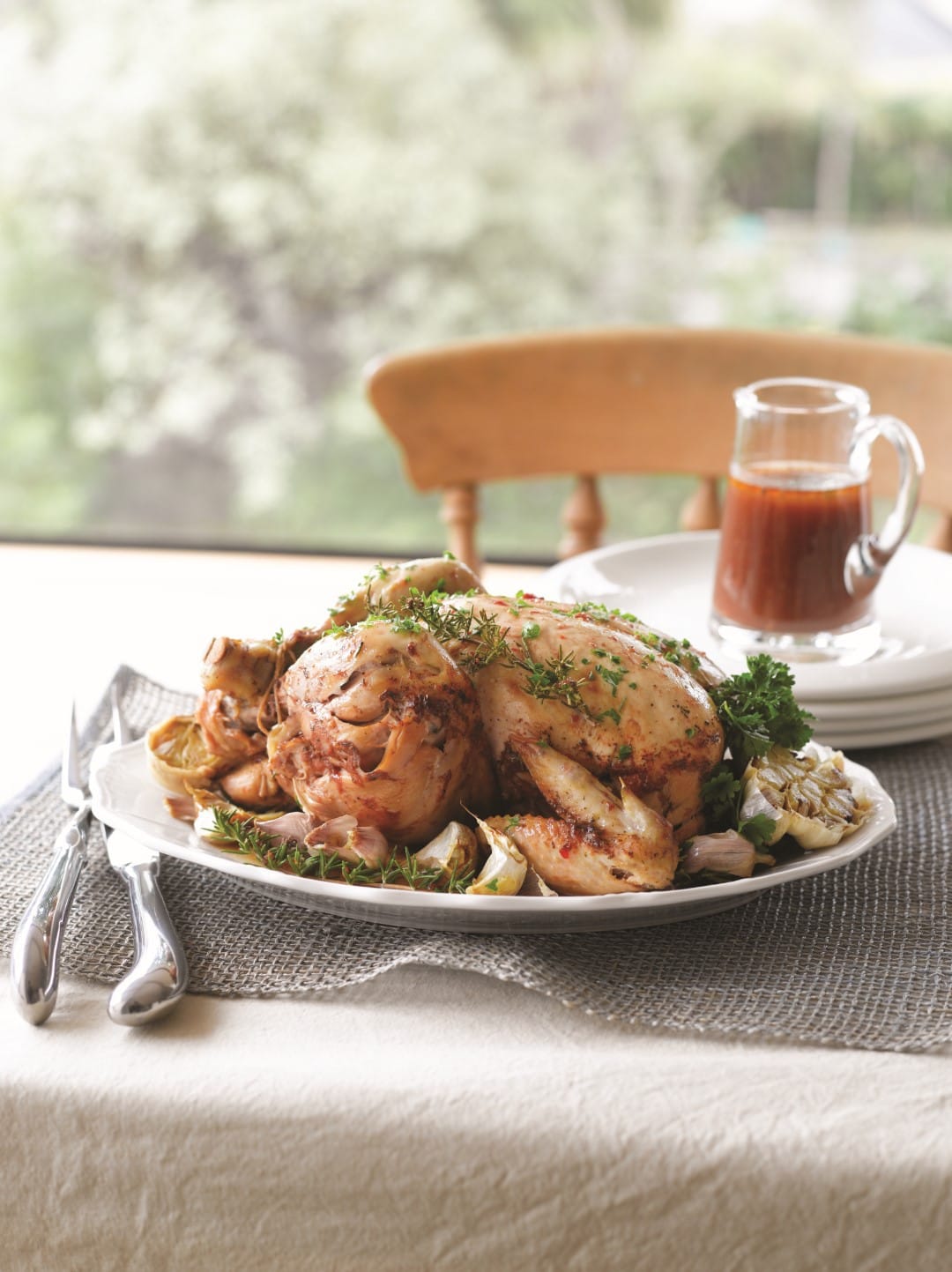 Tangy Tuscan roast chicken - Healthy Food Guide