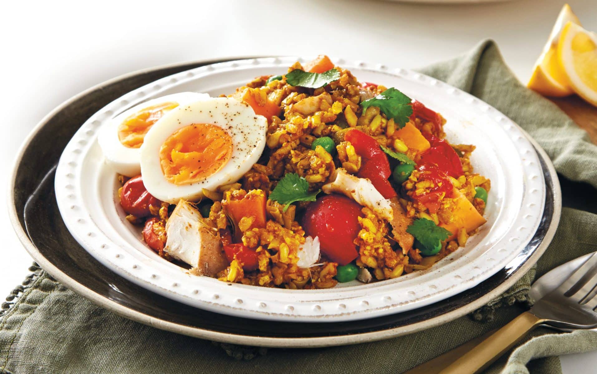 Easy kedgeree with leeks and cauliflower - Healthy Food Guide