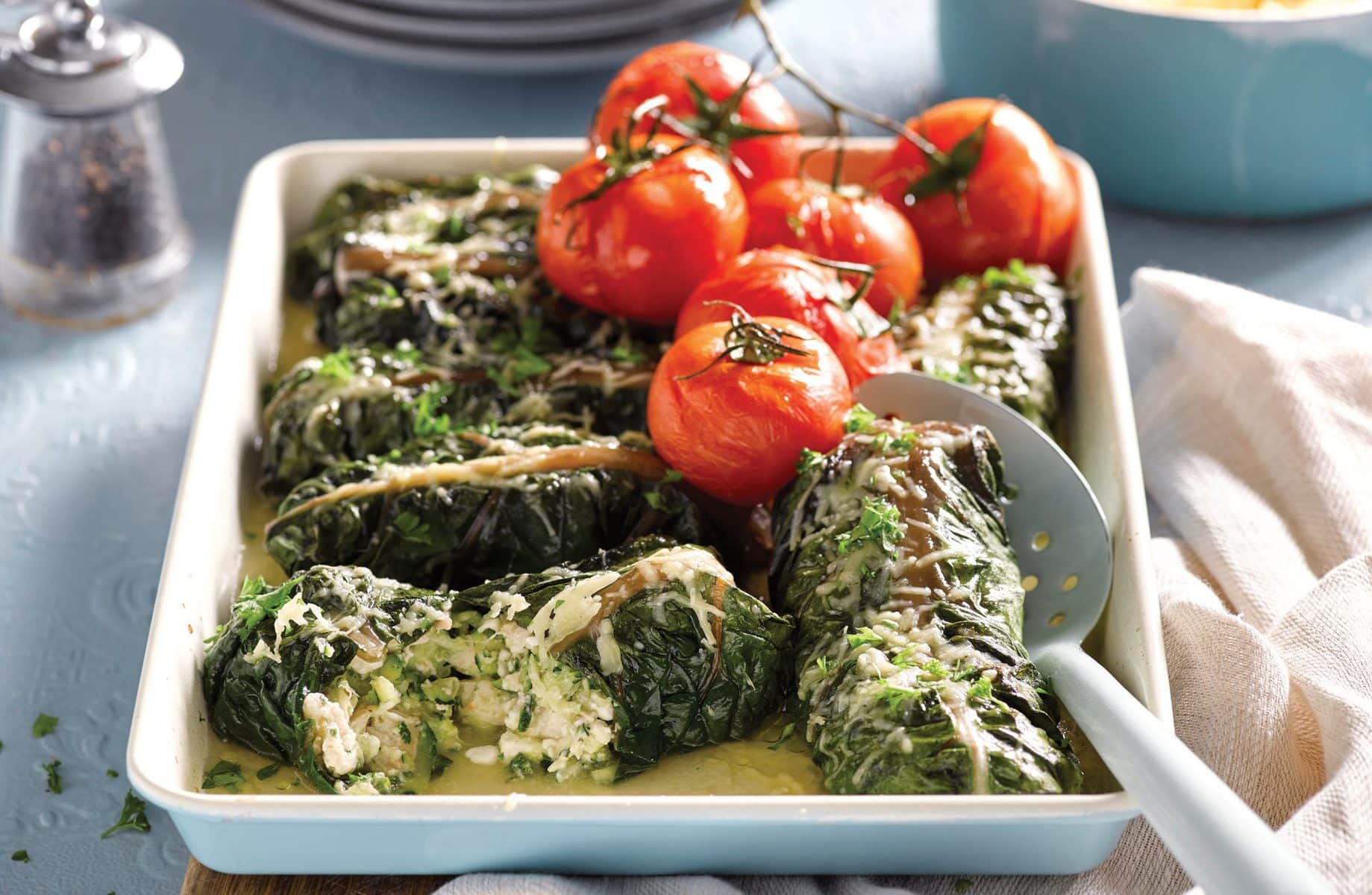 Baked silver beet cheese rolls - Healthy Food Guide