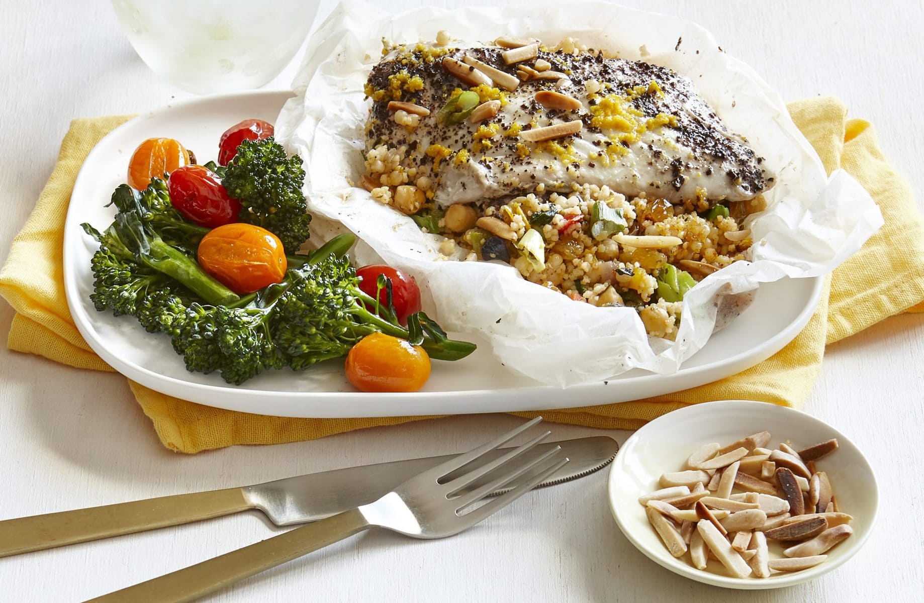 Sumac fish parcels - Healthy Food Guide