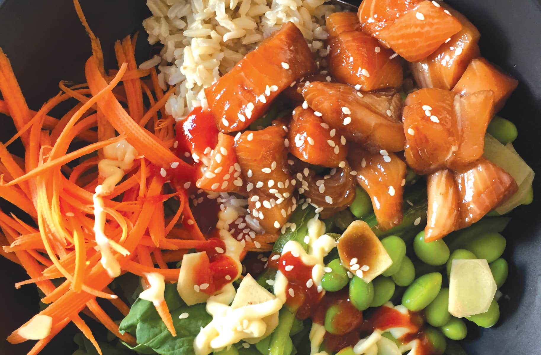 Spicy poke bowl - Healthy Food Guide