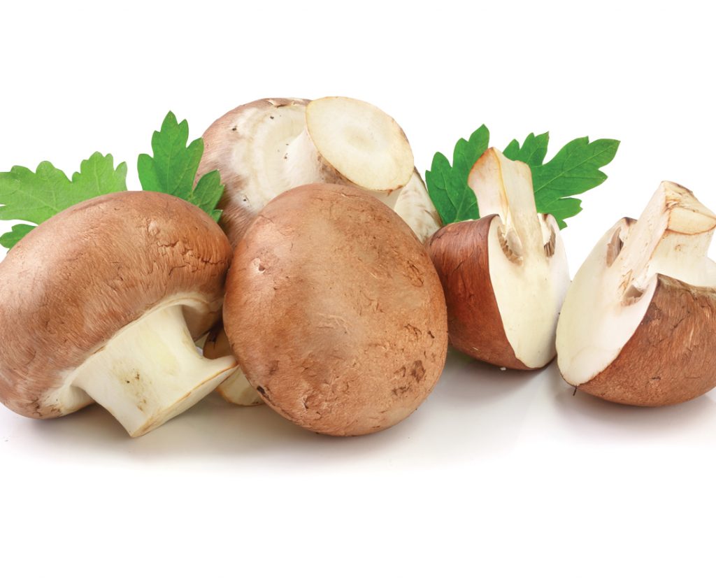 In-season mid winter: Golden tamarillos and swiss brown mushrooms ...