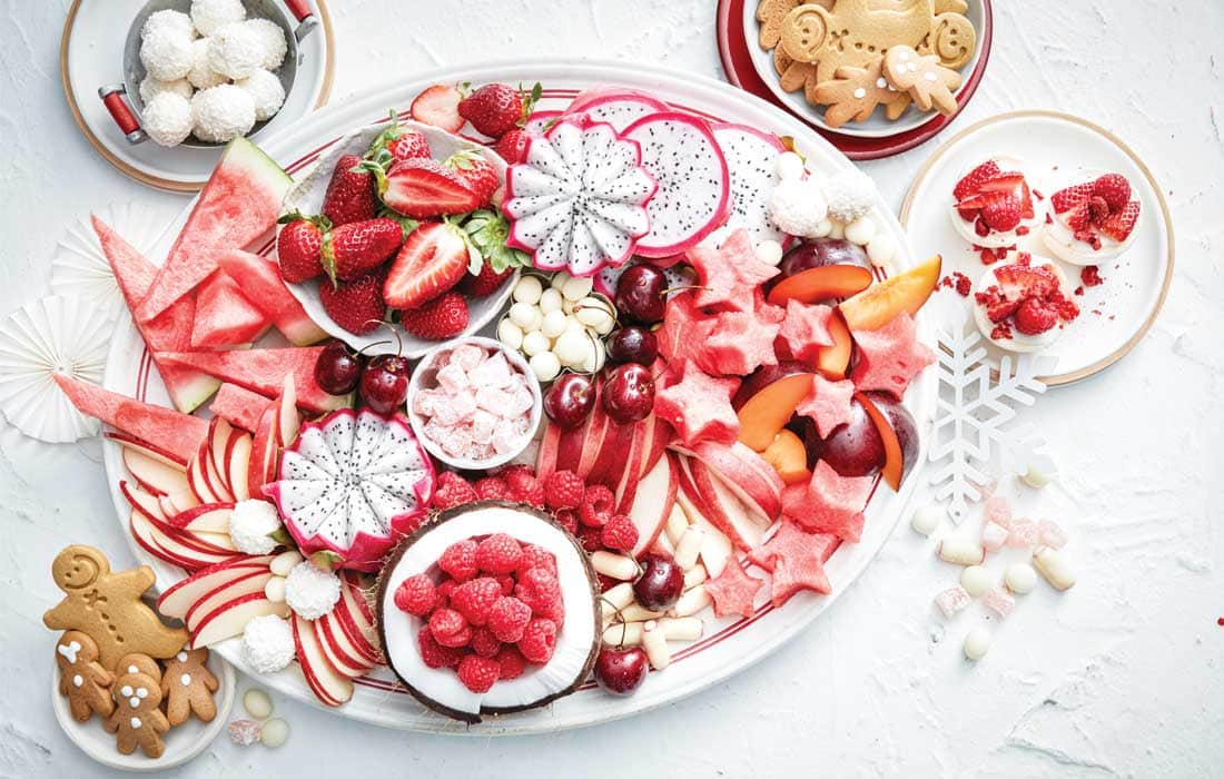 Berry sweet dessert platter - Healthy Food Guide