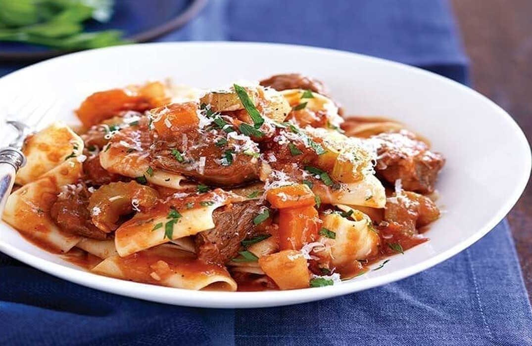 Healthy lamb ragu with tagliatelle - Healthy Food Guide
