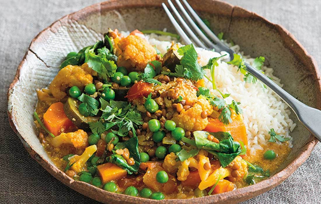 Vegetable and lentil curry - Healthy Food Guide