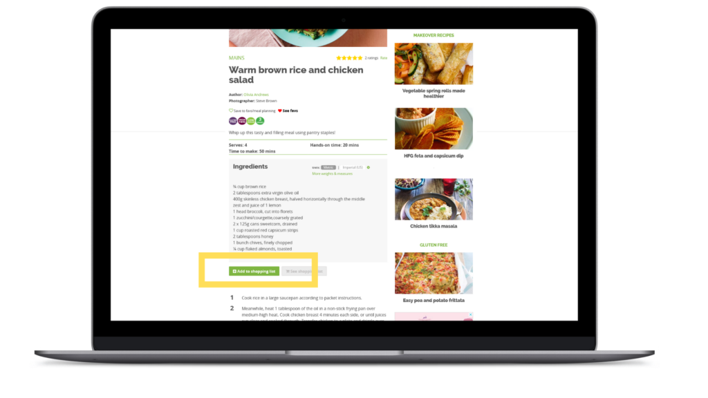 How to use shopping lists and meal plans - Healthy Food Guide