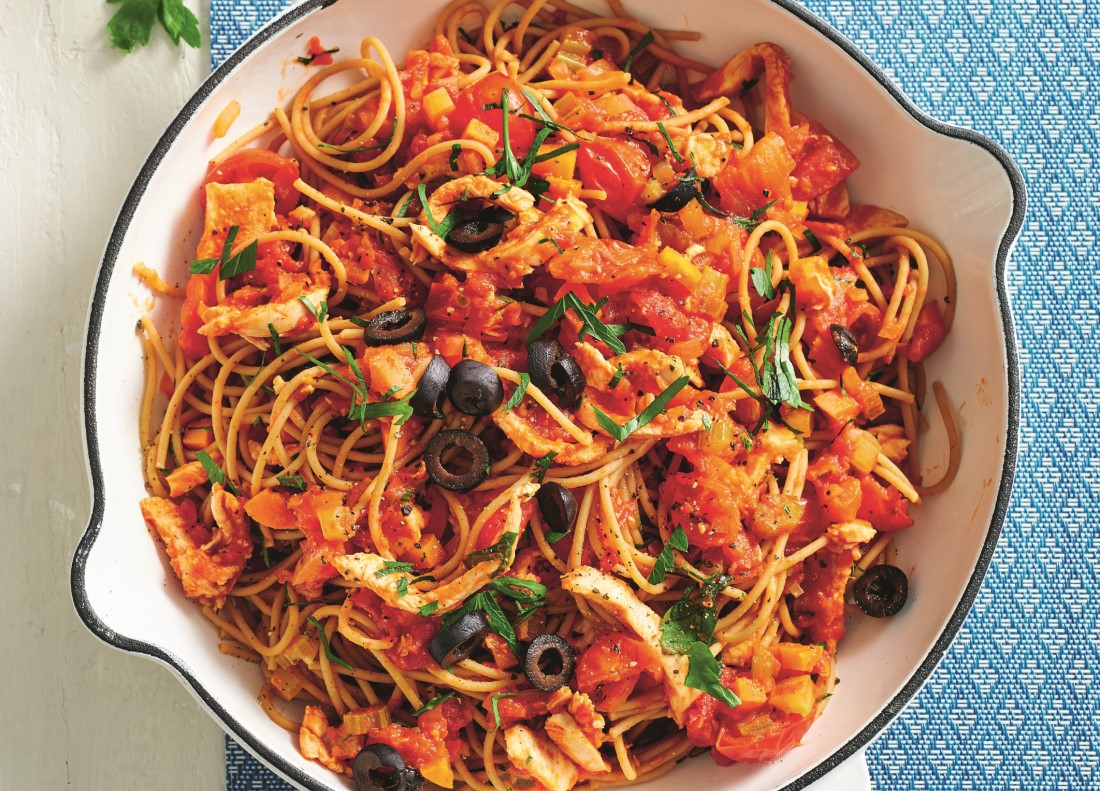Chicken and tomato spaghetti - Healthy Food Guide