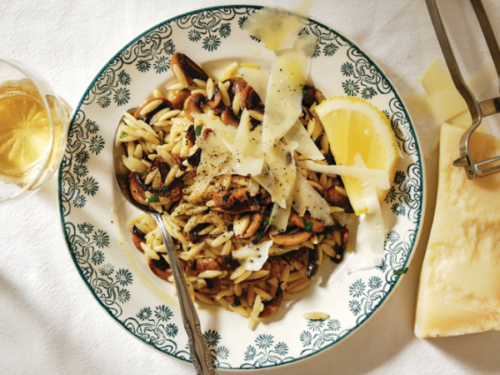 Mushroom risoni - Healthy Food Guide