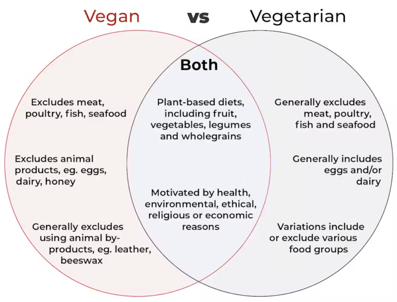 What’s the difference between vegan and vegetarian? - Healthy Food Guide