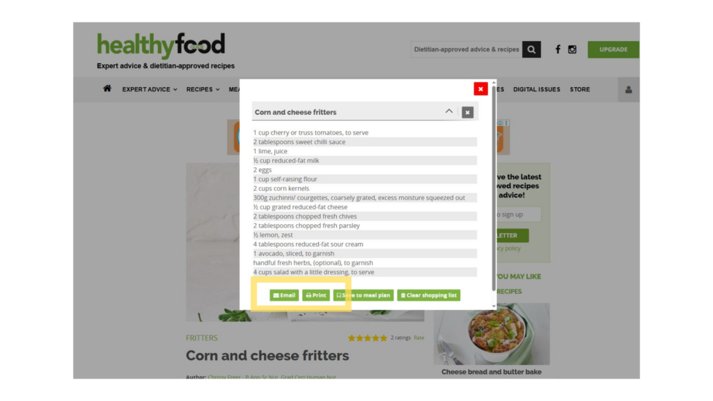 How to use shopping lists and meal plans - Healthy Food Guide