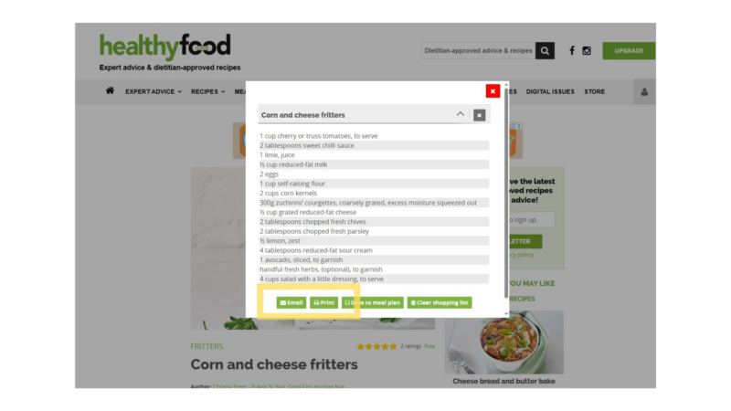 How to use shopping lists and meal plans - Healthy Food Guide